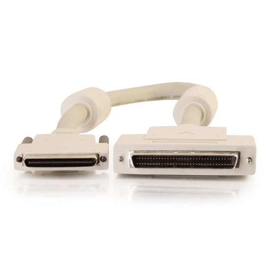 1.5ft (0.46m) LVD/SE VHDCI .8mm 68-pin Male to SCSI-3 MD68 Male Cable ...