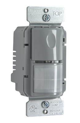 PlugTail® Commercial Passive Infrared (PIR) Wall Switch Sensor, Gray ...
