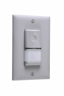 Commercial PIR Occupancy/Vacancy Sensor, Gray | Wall Box Occupancy ...