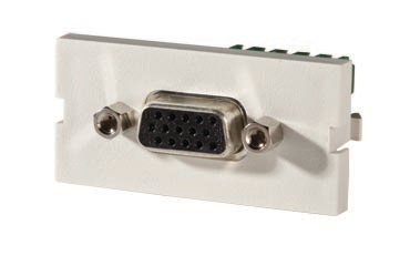 Series II, VGA, Screw Terminal, Fog White | Jacks and Modules | Copper ...