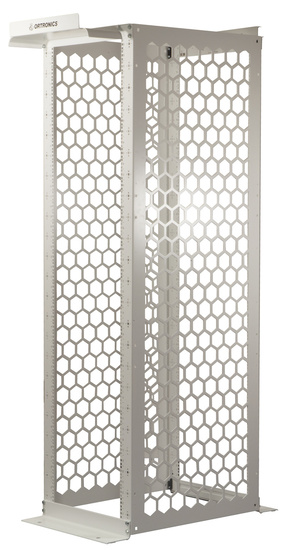 MM20 Channel Rack, 30" deep, 7 ft, 45 RU, Square Hole Rails, Black ...