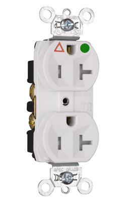 Tamper-Resistant Isolated Ground Hospital Grade Receptacle, Back and ...