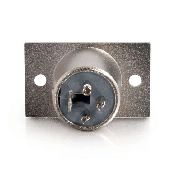 XLR Male Panel-Mount Connector