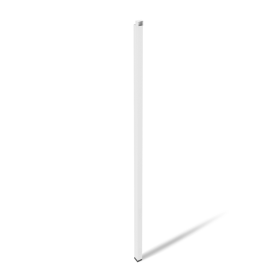 30TC-4WH - 30TC Series Blank Steel Pole (White) | Steel Tele-Power ...