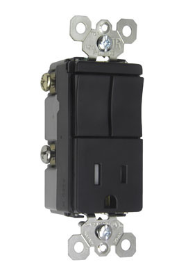 Discontinued - Trademaster® Decorator Combination Switch, Black ...