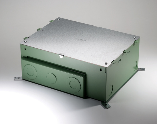 Evolution™ Series Eight Gang On-Grade Floor Box | Raised Floor Boxes ...