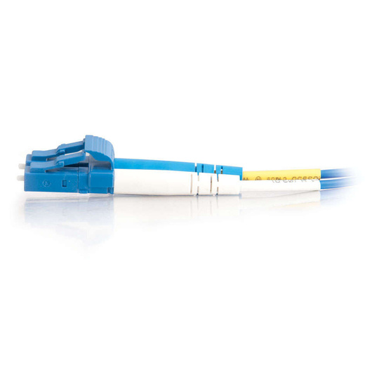 6.6ft (2m) LC-LC 9/125 OS2 Duplex Single-Mode PVC Fiber Optic Cable - Blue | Duplex Single-Mode ...