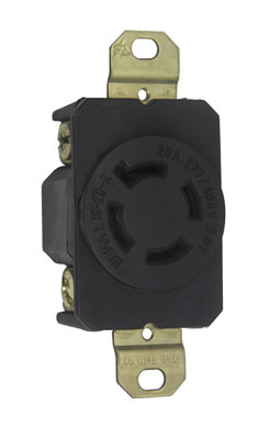20A NEMA L1920 Single Receptacle | Turnlok | Plugs and Connectors ...