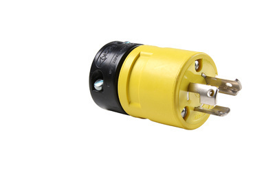 Rubber Locking Plug, Yellow | Turnlok | Plugs and Connectors | Wiring ...