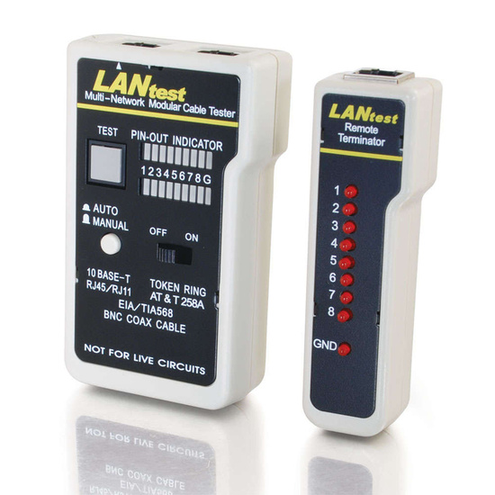 LANtest Network/Modular Cable Test Kit | Tools & Testers | Cable ...