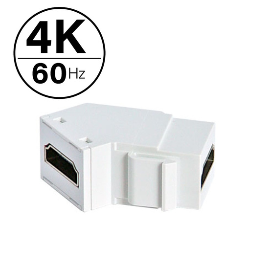 4k HDMI Keystone Insert, White | Plugs and Connectors | Electrical ...