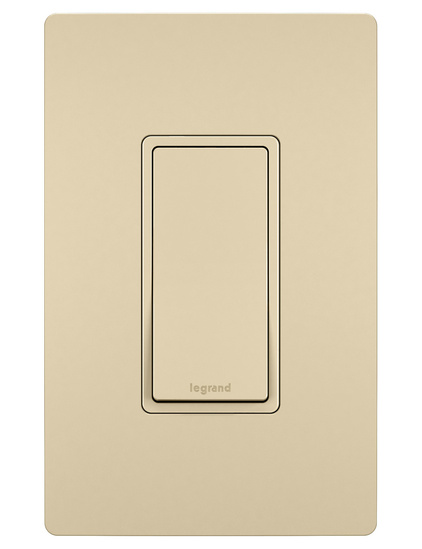 radiant® 15A Single-Pole Switch with Locator Light, Ivory | Designer ...