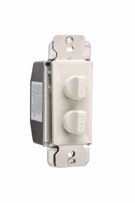 Rotary Dual Fan Speed/Dimmer Control, Light Almond | Fan Speed Controls ...