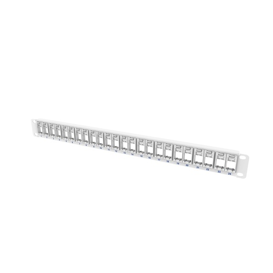 TechChoice - 24-Port - Front-Loading Keystone Panel with Removable ...