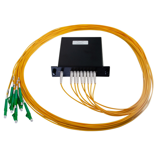 M2 1x8 Pol Splitter - LC/APC Connectors - 2m Pigtails