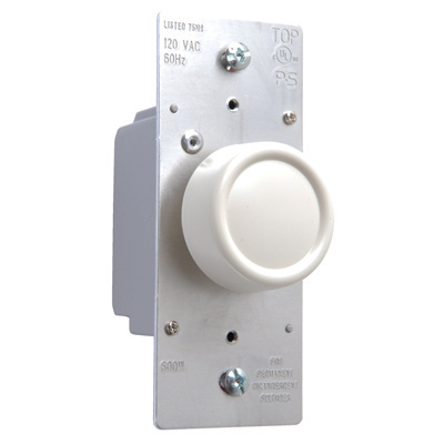 Rotary R Series Dimmer, White | Dimmers | Light Switches and Dimmers ...