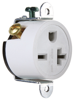 Discontinued - Short Strap Spec Grade Single Receptacle, Side Wire, 20A ...