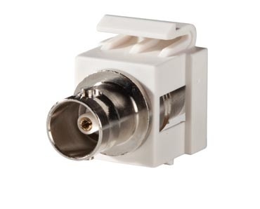 Keystone, BNC, Feed-Thru, 75ohm, Cloud White | Jacks and Modules ...