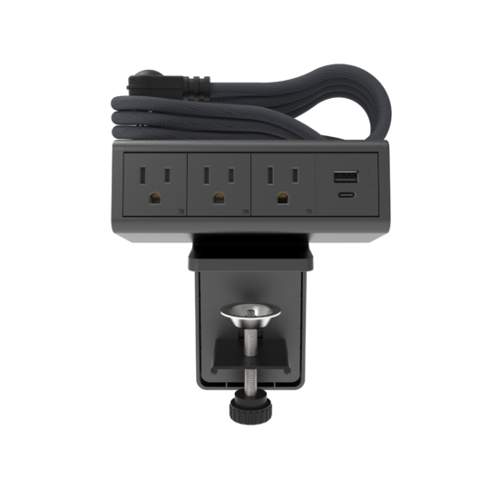 dash Desktop Power Center, 3 Outlets and 1 USB A/C, Graphite | On ...