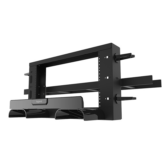 Mighty Mo Overhead Cable Pathway Rack - 3RU - Black | Overhead Cable ...