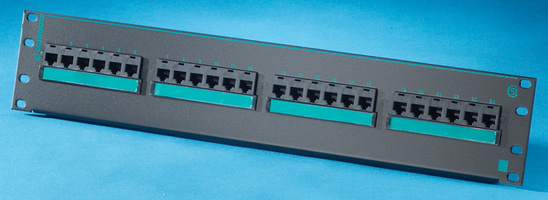 Clarity 5E 24-port panel - Cat5e - Six-Port Modules