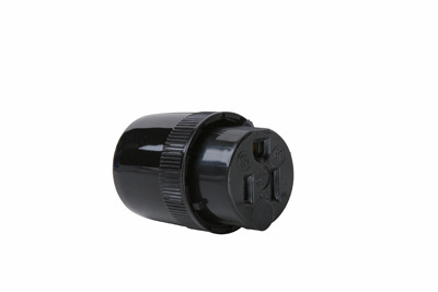 Medium-Duty Dead Front Connector, Black | Straight Blade | Plugs and ...