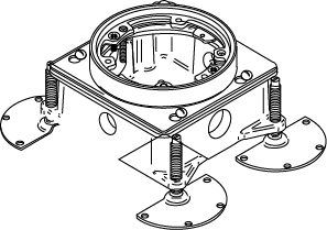 880 Series™ Shallow Cast Iron Single Service Floor Box | Concrete Floor ...