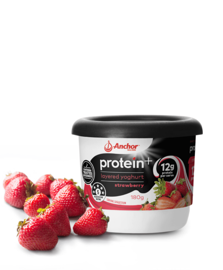Anchor Protein+ Strawberry Yoghurt 180g
