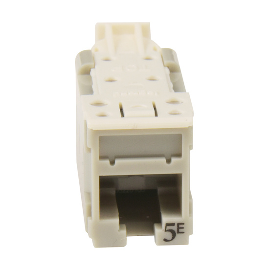 Clarity High Density Jack (HDJ) CAT5E, T568A/B Ivory | Jacks and ...