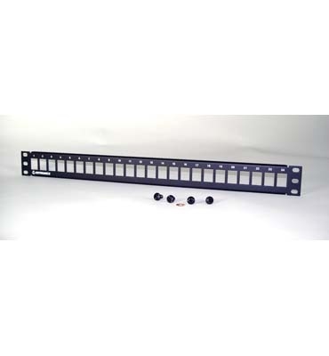 TechChoice Patch Panel Kit Flat Unloaded 24 Port | Patch Panels ...
