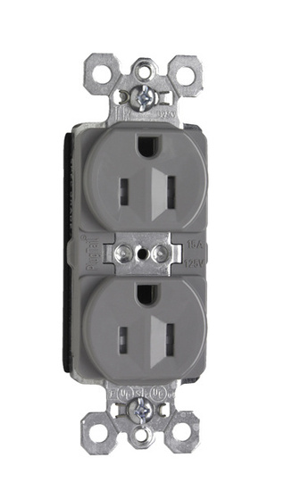 PlugTail Tamper Resistant Spec Grade Receptacles 15A 125V