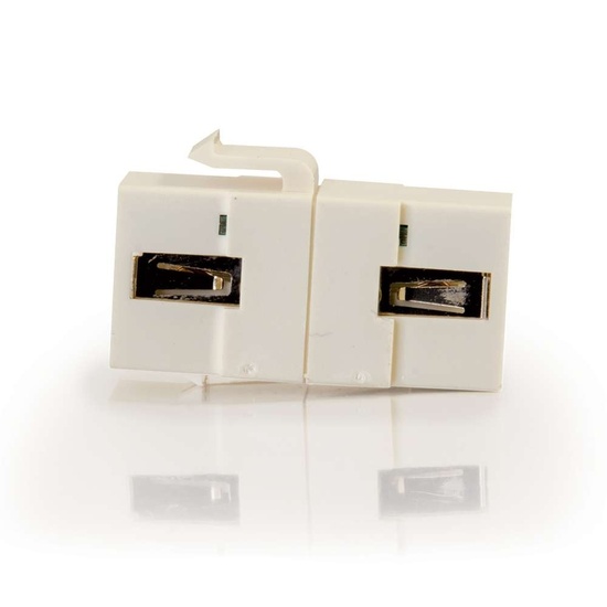 Snap-In USB A/A Female Keystone Insert Module (TAA Compliant) - White ...