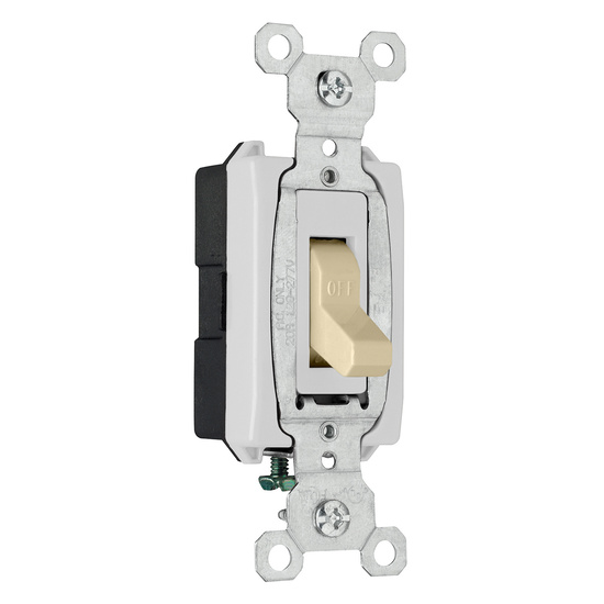 Hard Use Specification Grade Switch, Ivory | Commercial Switches ...