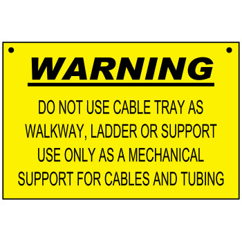 Plastic Safety Sign | Ladder Trays | Cable Tray and Reels | Wire and ...