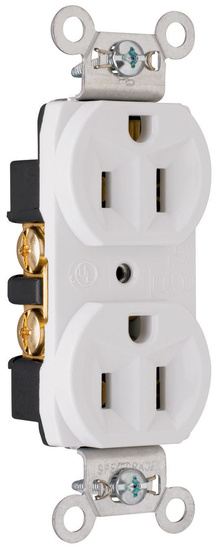 Construction Spec Grade Receptacles Back and Side Wire 15A 125V