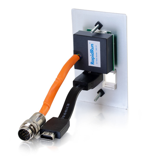 RapidRun VGA + 3.5mm With HDMI Pass Through And One Keystone Single ...