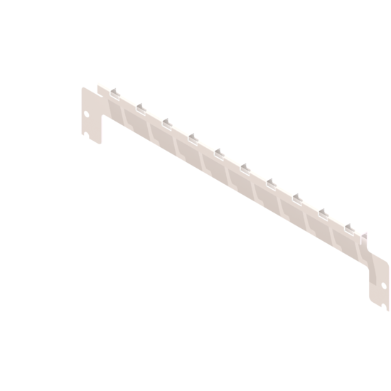 MM20 Cable Tray Mounting Bracket - 2 in H for the rear of MM20 4-Post ...