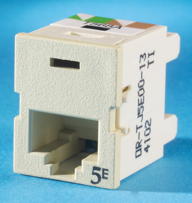 Clarity TracJack (TJ), Cat 5E, T568A/B, electric ivory | Jacks and ...