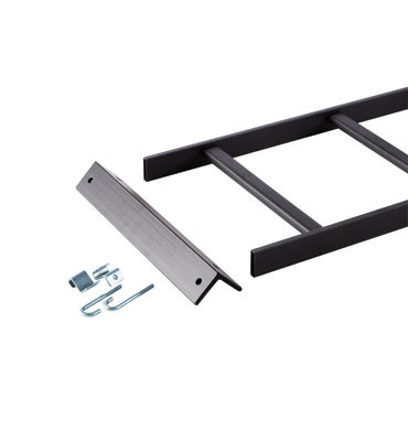 Runway Wall to Rack Kit, Black | Runway | Cable Pathways
